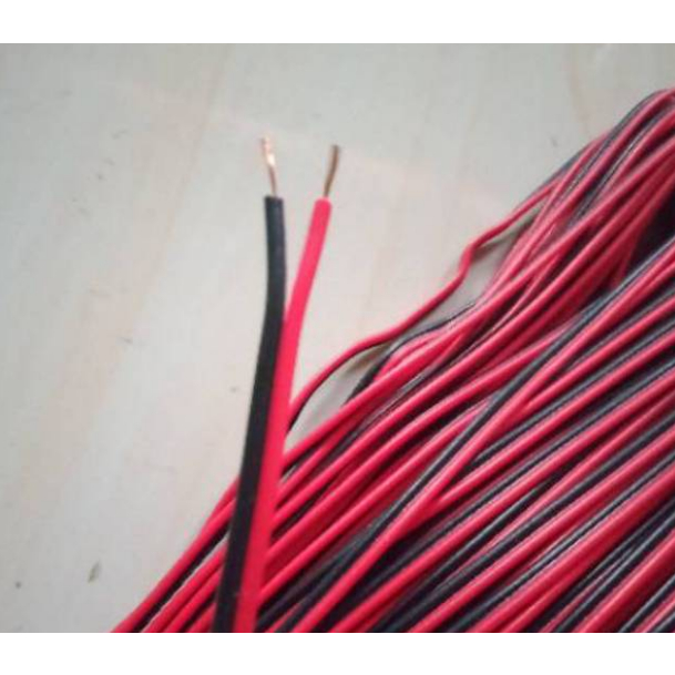 Jual Kabel Merah Hitam atau Gold 3 / 5 meter kecil 2x8 Serabut Tembaga ...