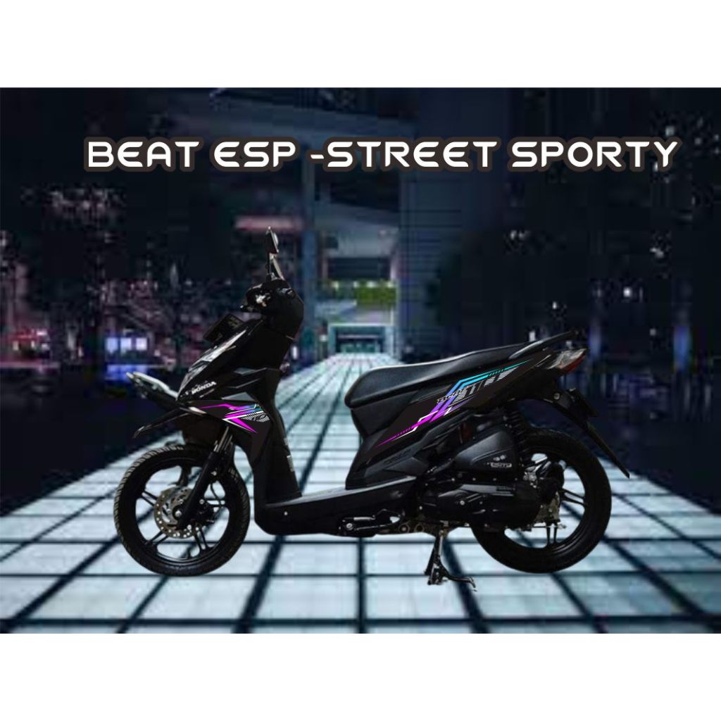 Jual DECAL STRIPING LIS BODY MOTOR BEAT ESP 2017 -2018 TIPE DONAT ...