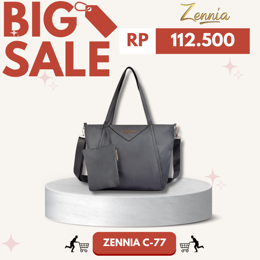 Jual Zennia Tas Tote Bag Zennia C-77 Tas Shoulder Bag Wanita Tas ...