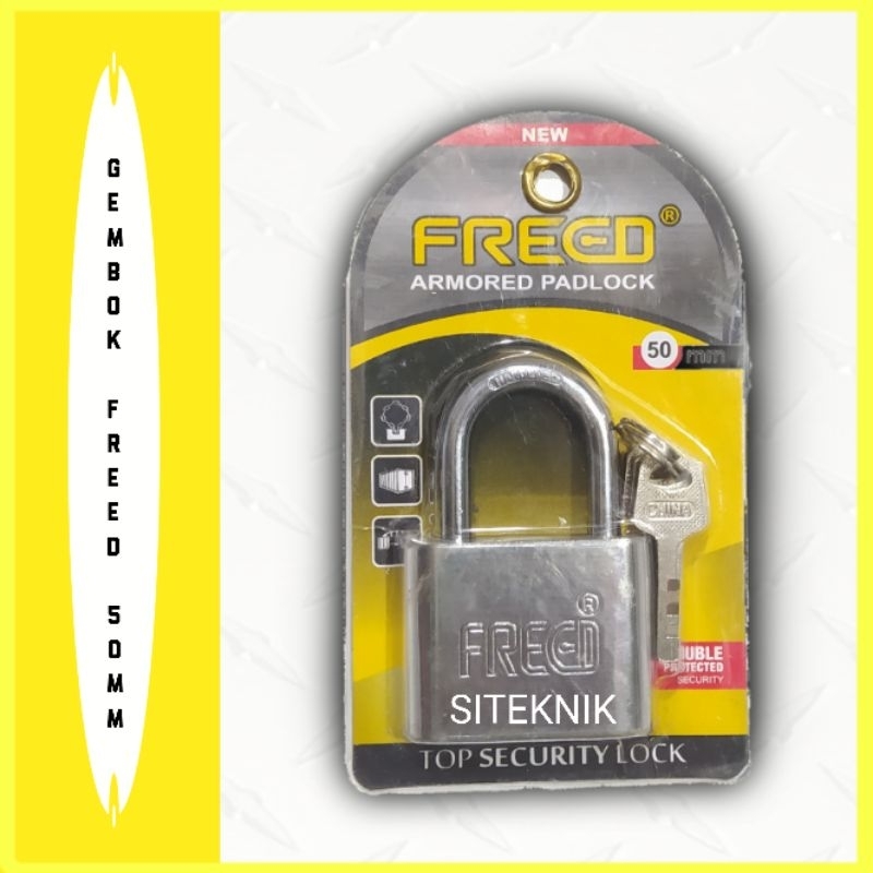 Jual Gembok Freed Ukuran 50mm Leher Pendek Asli Original | Shopee Indonesia