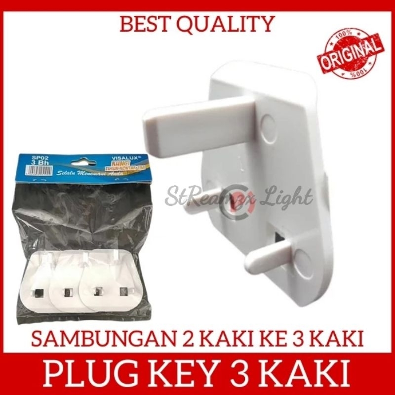 Jual Plug key kaki 3 ke 2 visalux | Shopee Indonesia