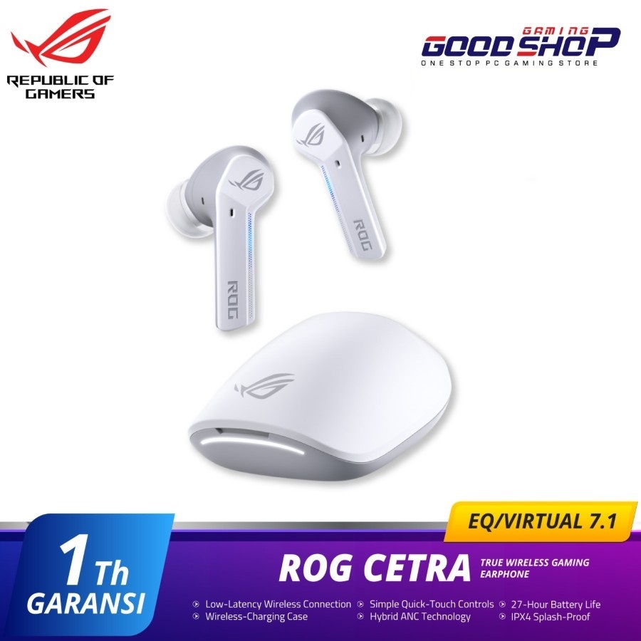 Jual Asus ROG Cetra True Wireless White - TWS | Shopee Indonesia