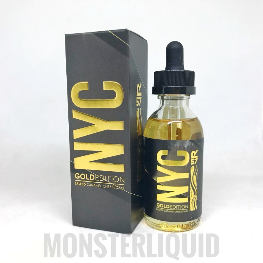 Jual NYC GOLD EDITION SALTED CARAMEL CHEESECAKE BY R57 3MG 60ML ...