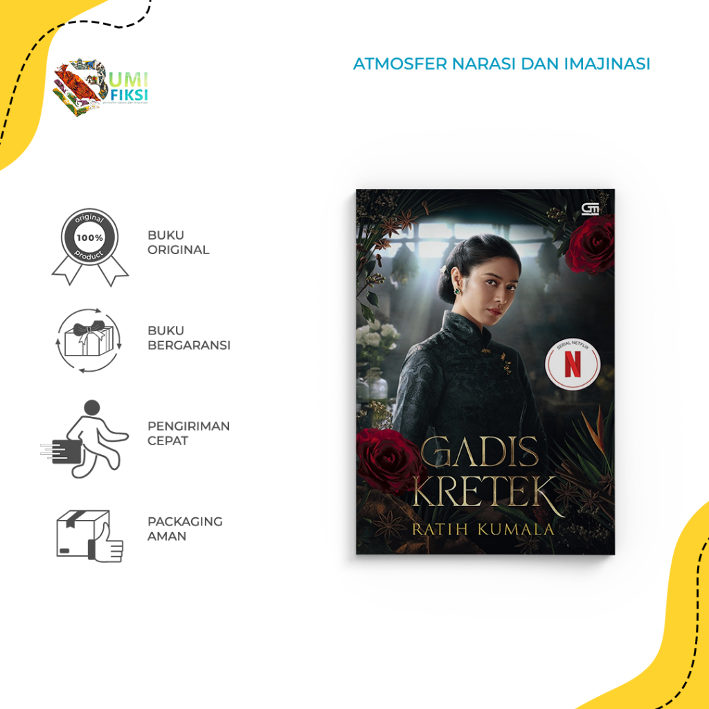 Jual Buku Novel Gadis Kretek - Ratih Kumala - Gramedia Pustaka Utama - Bumifiksi | Shopee Indonesia