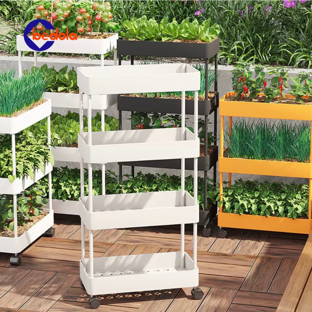 Jual Rak pot tanaman sayur susun serbaguna di balkon | Shopee Indonesia