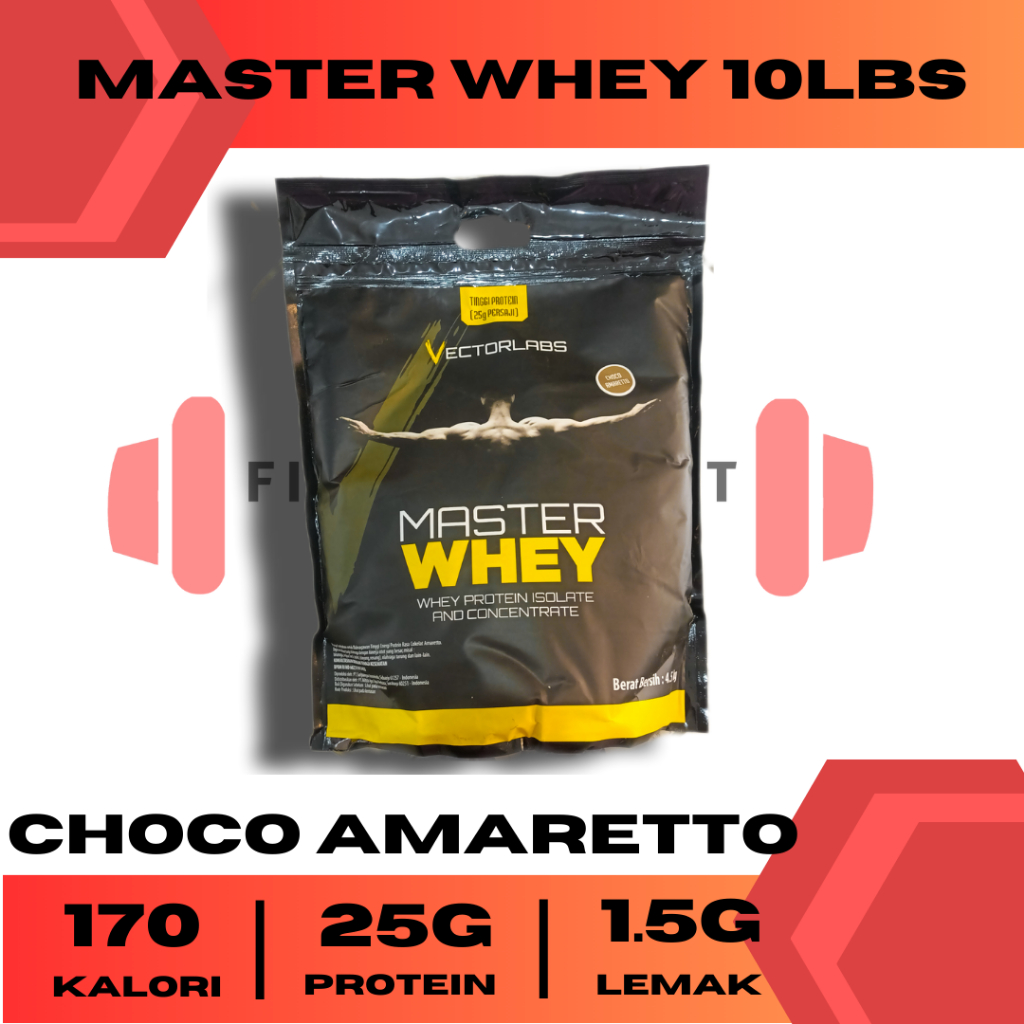 Jual VECTORLABS MASTER WHEY 10 LBS SUSU WHEY PROTEIN BPOM | Shopee ...