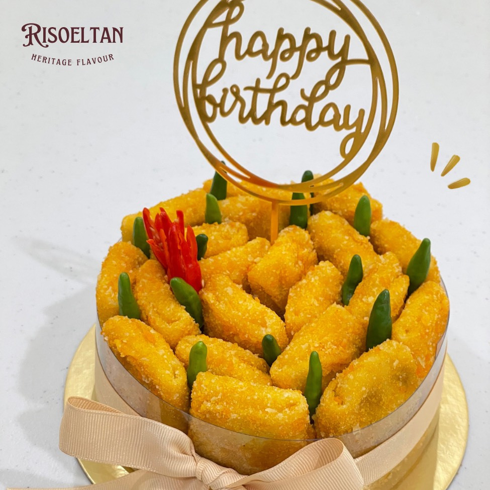 Jual Risoeltan Birthday Cake Kue Ulang Tahun Isi Risol | Shopee Indonesia
