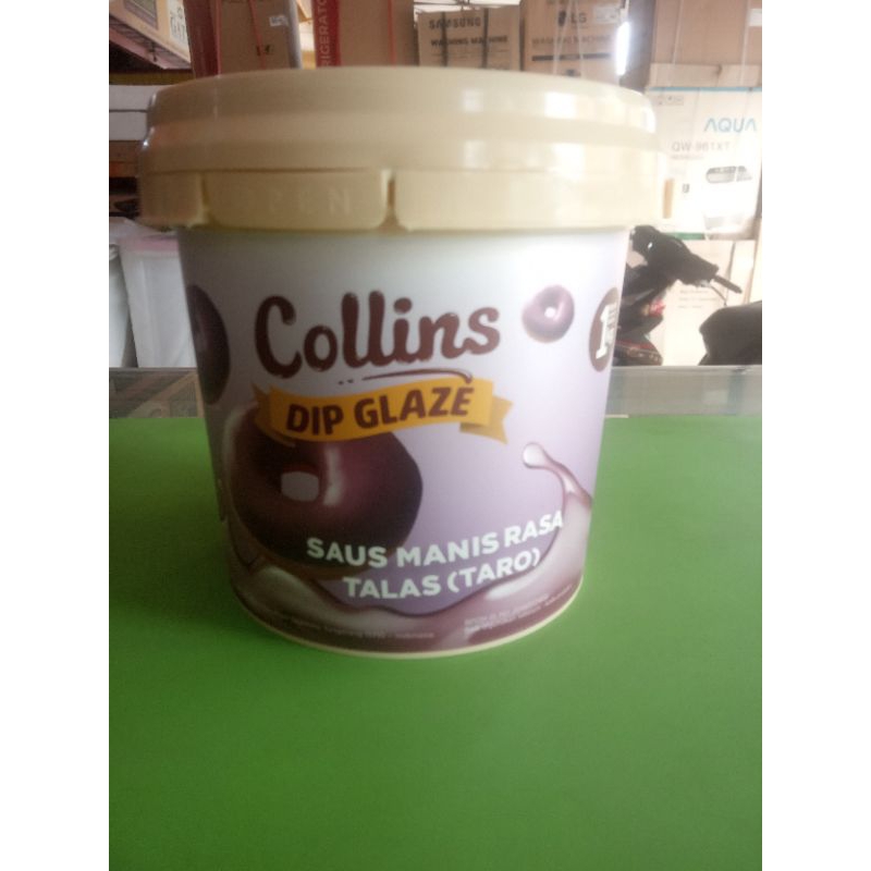 Jual Collins Dip Glaze Rasa Taro Repack 250g | Shopee Indonesia