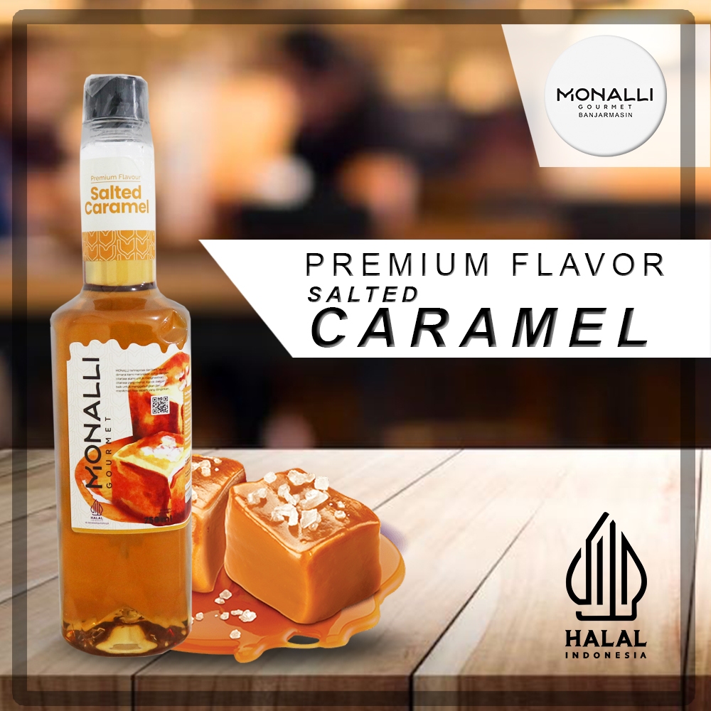 Jual Monalli Premium Syrup Salted Caramel 750 Ml Sirup Rasa Karamel