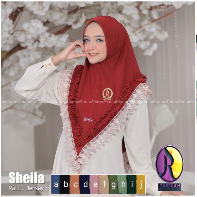 Jual Jilbab Sheila Renda by Rafilah | Shopee Indonesia