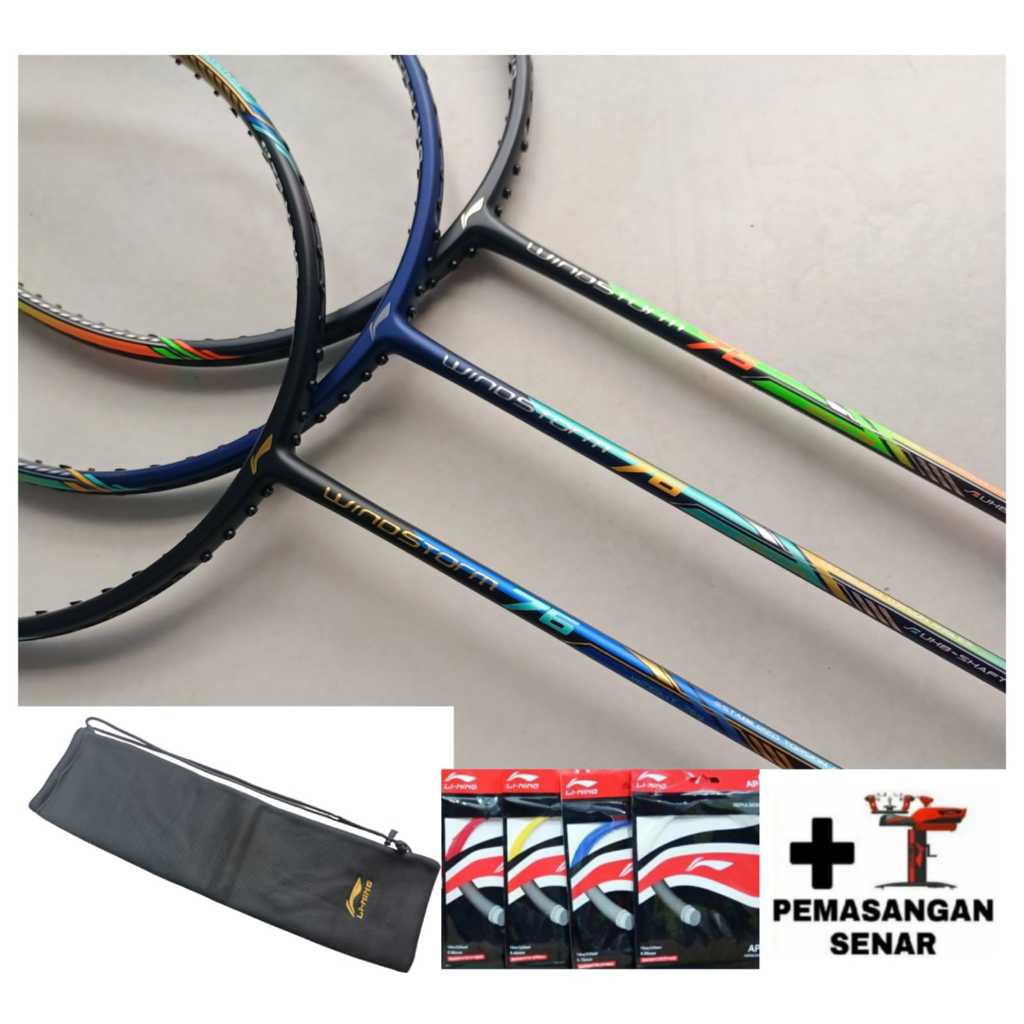 Jual 100% ORIGINAL!!! Raket LiNing Windstorm 76 Original +tas1R ...