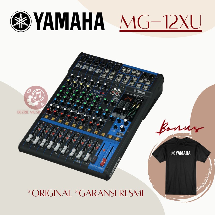 Jual Yamaha MG12XU Mixing Console 12-Channel Mixer Original MG-12XU ...