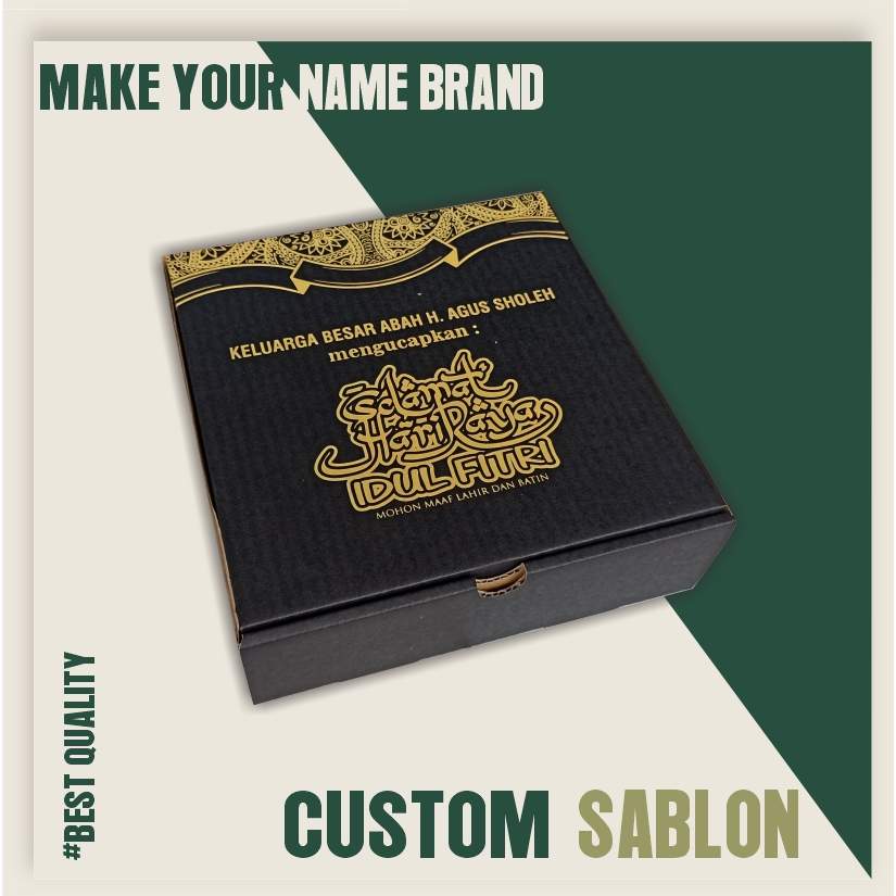 Jual Custom Sablon Box Hampers + SABLON 1 WARNA BoxGift/Boxhampers ...