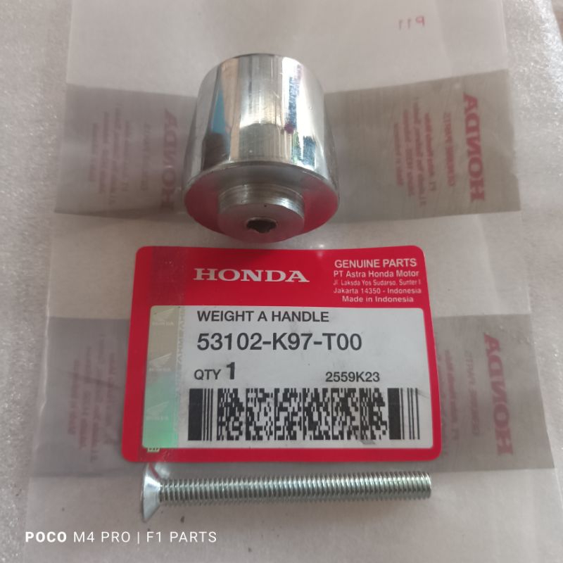 Jual JALU STANG STIR PCX BANDUL BALANCER WEIGHT A HANDLE CROOM PCX 150 ...