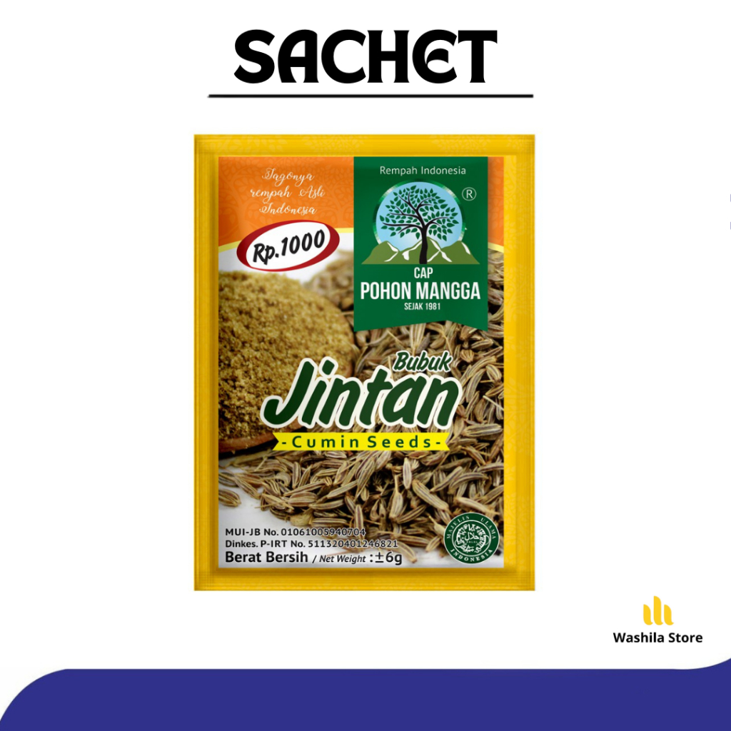 Jual SACHET - Bumbu JINTAN Jinten Bubuk Cumin Caraway Powder Instan ...