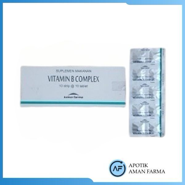 Jual VITAMIN B COMPLEX KIMIA FARMA BOX 100 TABLET | Shopee Indonesia