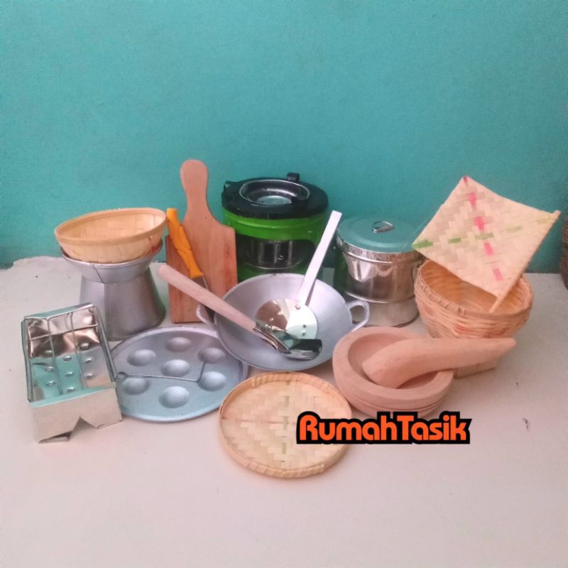Jual New Produk Rumah Tasik Peralatan Masak Mainan Tradisional Anak ...