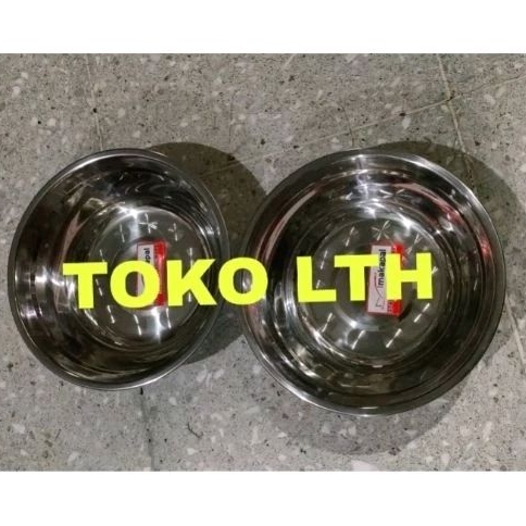 Jual BASKOM 20 CM MANGKOK STAINLESS MANGKUK WASKOM KOBOKAN 20CM ...