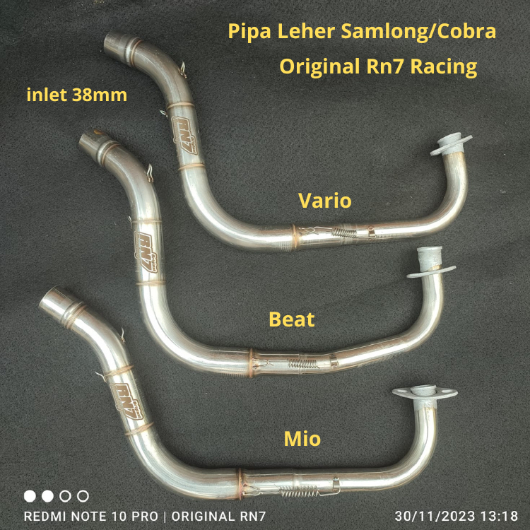 Jual Pipa Leher Samlong Vario Beat Mio Inlet 38mm Original Rn7 Racing ...