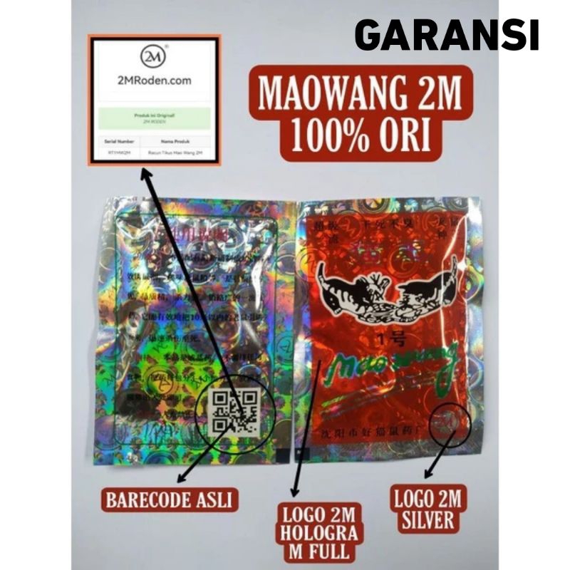 Jual [2m original] RACUN TIKUS MAOWANG 2M ORIGINAL/ RACUN TIKUS MAOWANG ...