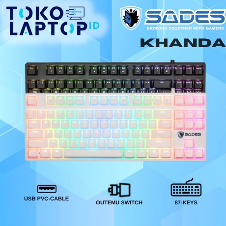 Jual Diskon!! Sades Khanda Mechanical Gaming Keyboard TKL Removable ...