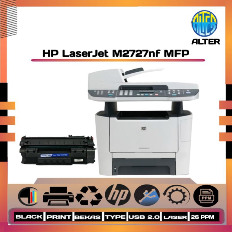 Jual HP Laserjet M2727nf Print Scan Copy Fax | Shopee Indonesia
