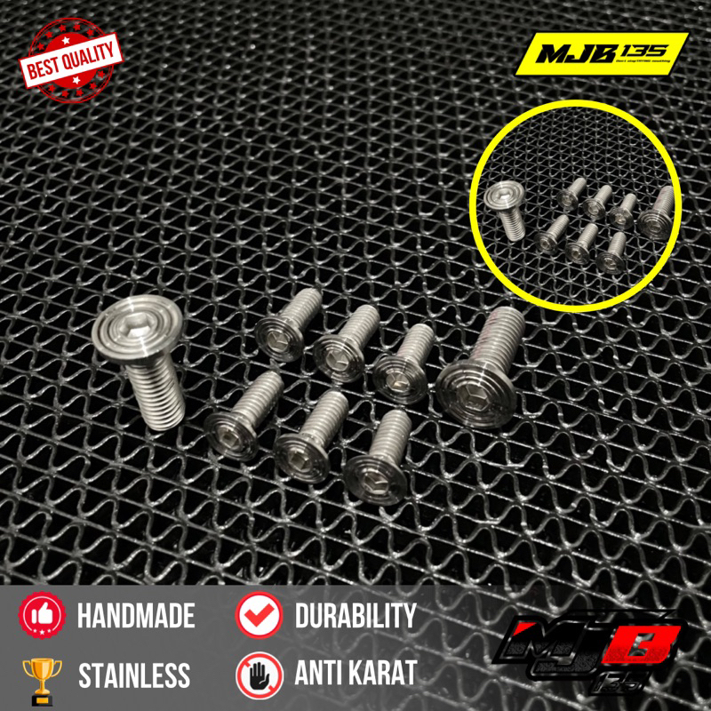 Jual BAUT BAUD L STAINLESS KUPINGAN LAMPU RXKING RXS RXK YT COSTUME ...