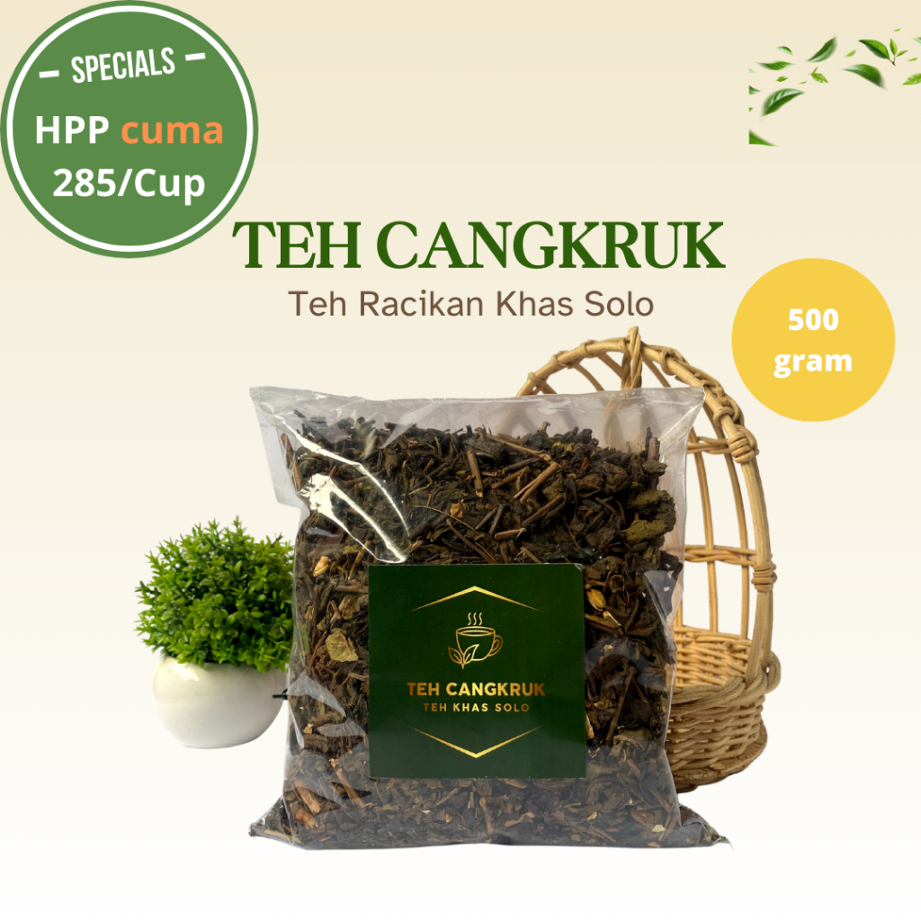 Jual Teh Cangkruk 500 gram | Teh Solo Paket Jualan | Teh Racikan Khas ...