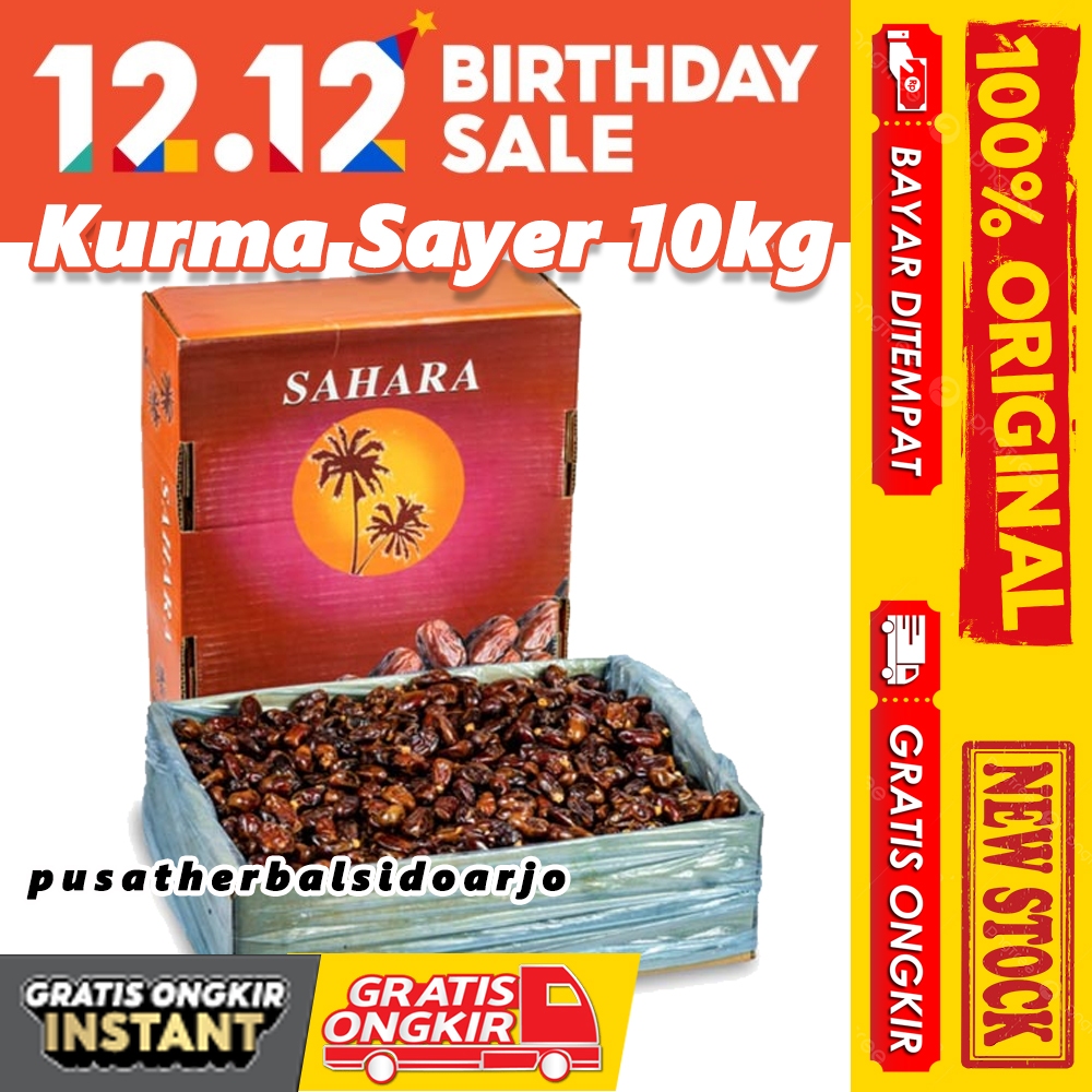 Jual Kurma Sayer 10 kg Sahara Sayer 10kg Red Sayer | Shopee Indonesia