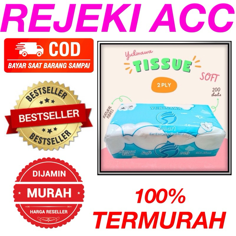 Jual Tissue Yukinawa Tisue yukinawa 200 lembar tisu lembut Facial ...
