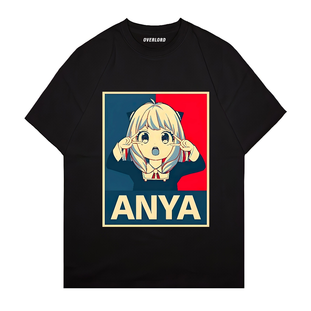 Jual Overlord Merch - Kaos Spy X Family Anya Forger / Tshirt Anime ...