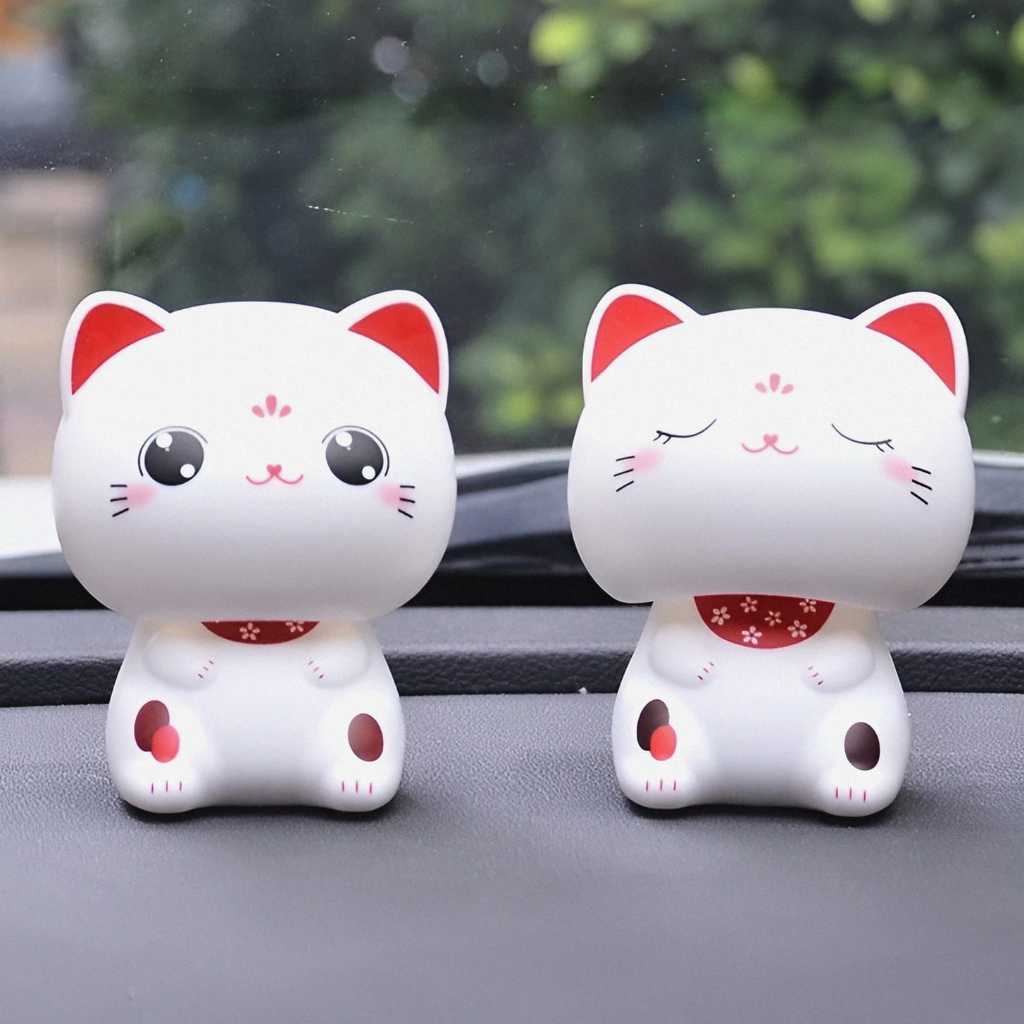 Jual LUCKY CAT KEPALA GOYANG KUCING HOKI LUCU LUCKY BOBBLE HEAD ...