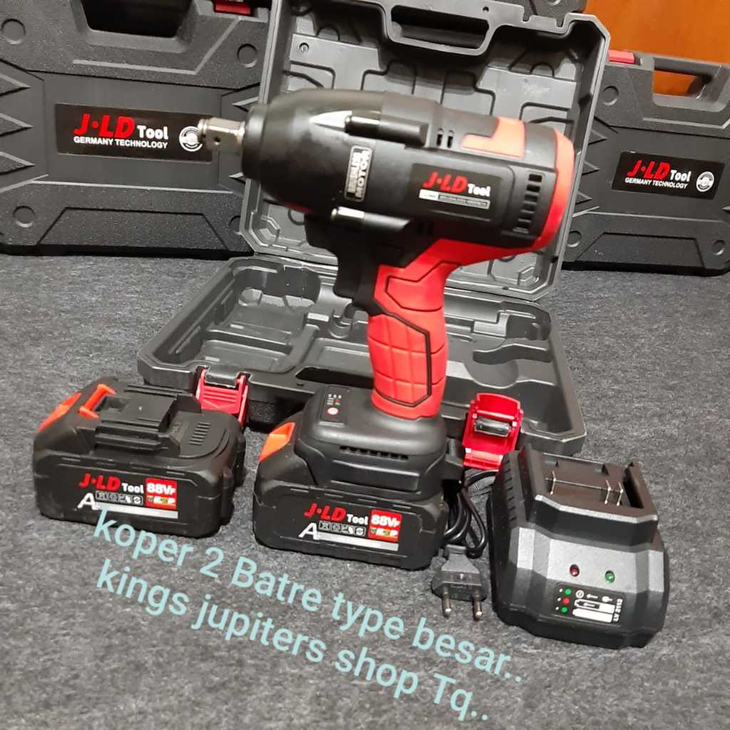 Jual 2 BATRE JLD IMPACT WRENCH ( JV88 - 650NM JUMBO ) atau ( KOMBO ...