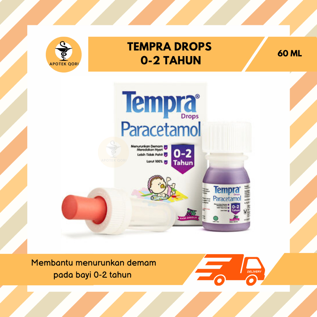 Jual TEMPRA DROPS 15 ML/PAARCETAMOL/DEMAM NYERI BAYI 0-2 TAHUN | Shopee ...