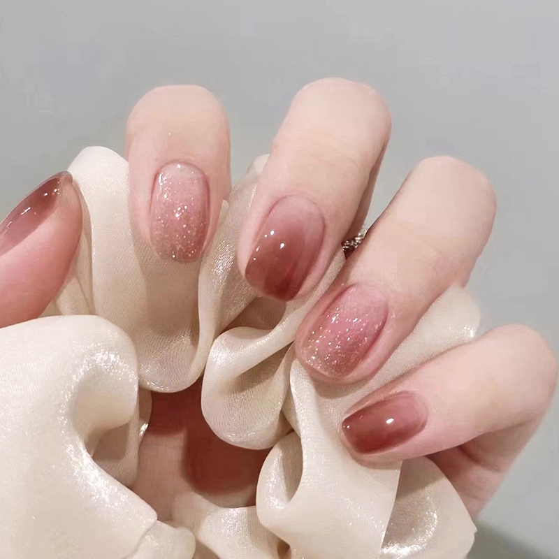 Jual 24Pcs Kuku Palsu Fake Nail Kuku Palsu Aesthetic Murah Import ...