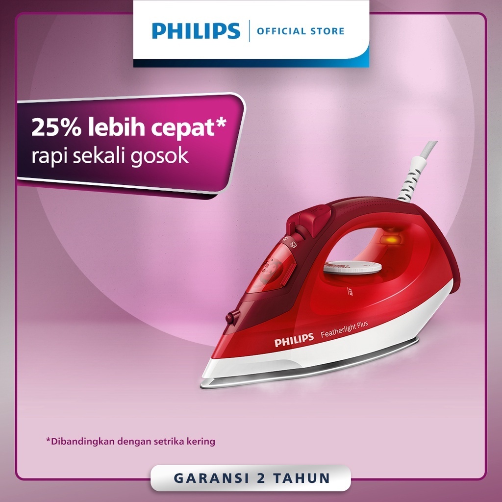 Jual Philips Setrika Uap - Steam Iron GC1424/45 | Shopee Indonesia
