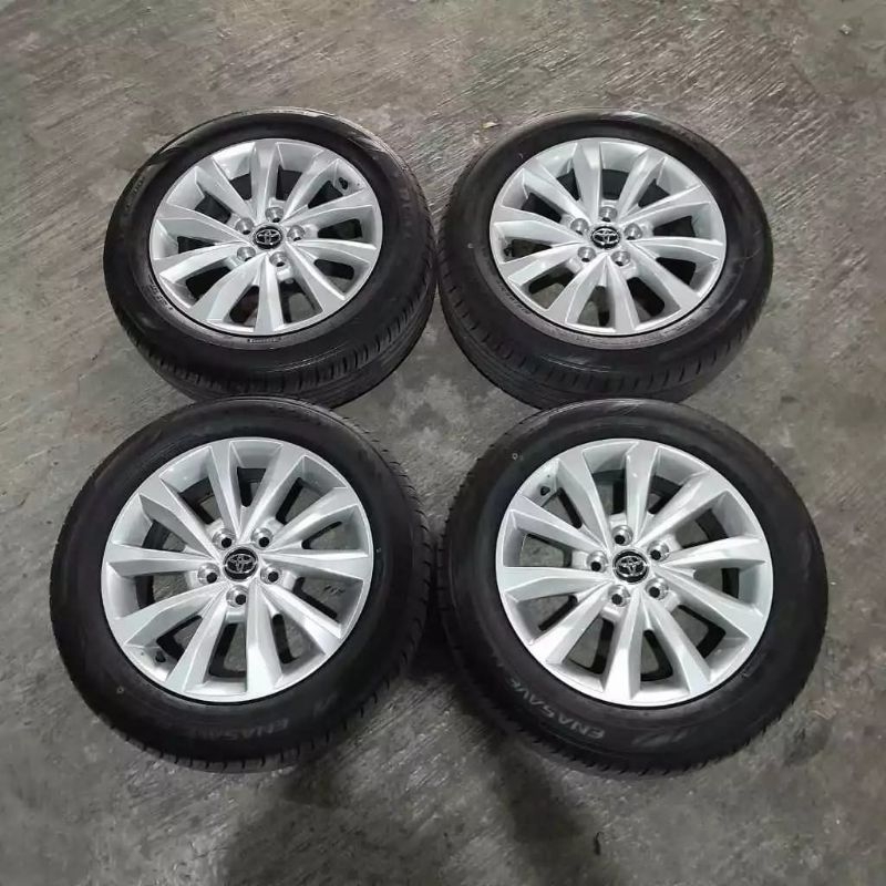 Jual VELG ORI STANDAR INNOVA ZENIX R17 PCD 5X114.3 + BAN DUNLOP ...