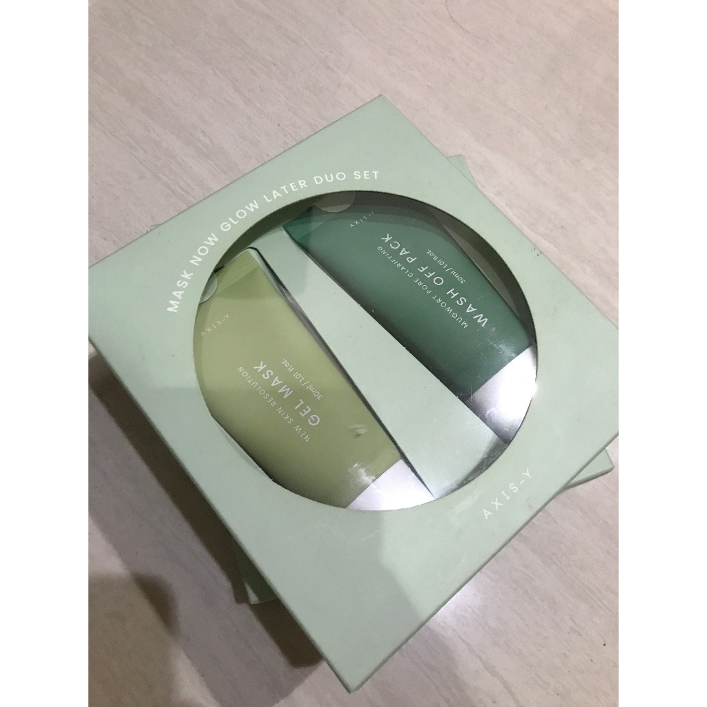 Jual Axis Y Mask Now Glow Later Duo Set | Shopee Indonesia