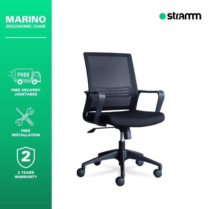 Jual Kursi Kantor Ergonomis Stramm Marino | Shopee Indonesia