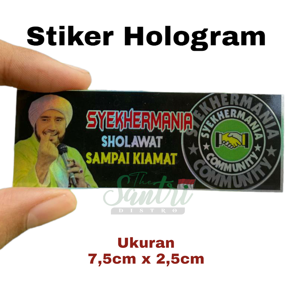Jual Stiker Syekhermania Hologram / Stiker Syekhermania Murah / Stiker ...