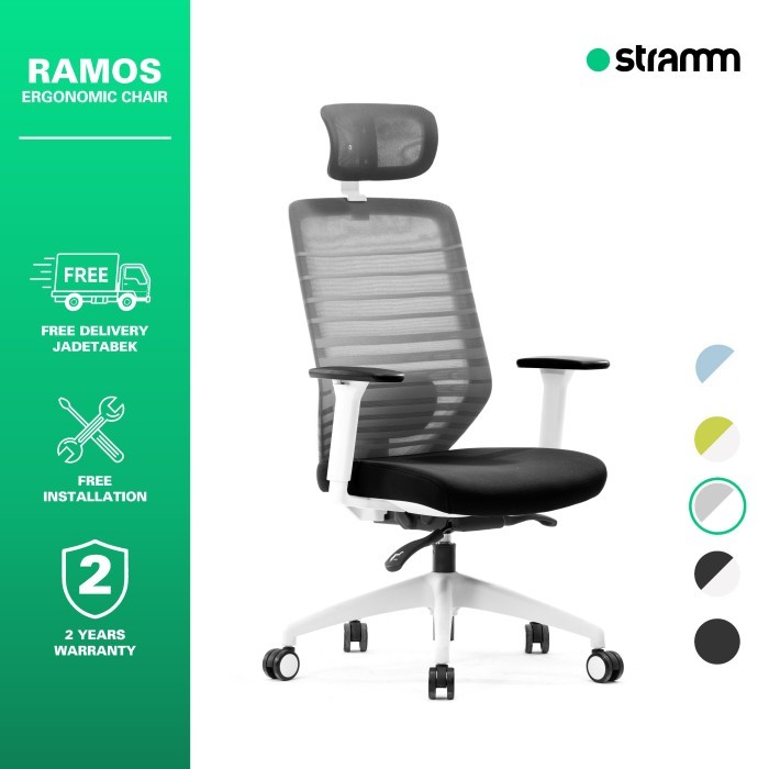 Jual Kursi Kantor Ergonomis Stramm Ramos I | Shopee Indonesia