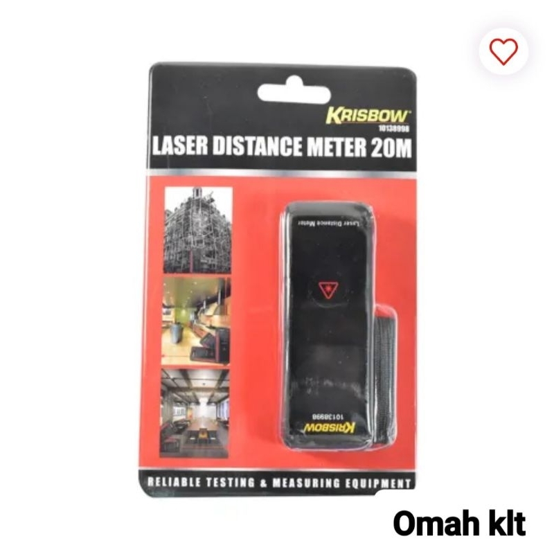 Jual meteran laser digital krisbow 20M laser distance meter krisbow ...
