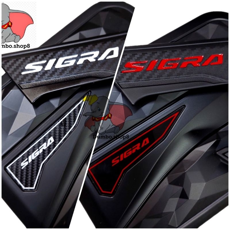 Jual Paket Outer Handle Cover Tank Diamond Mobil Sigra Hitam List Merah ...