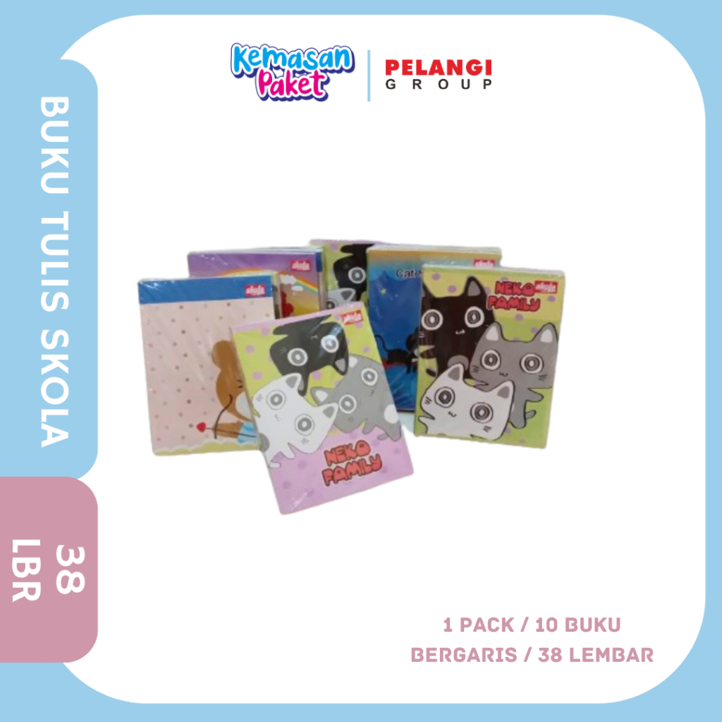 Jual BUKU TULIS SEKOLAH / BUKU TULIS ISI 38 Lembar / BUKU TULIS 1 Pak ...