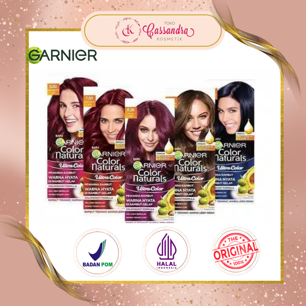 Jual GARNIER CAT RAMBUT COLOR NATURALS CREME HAIR COLOR BOX | Shopee ...