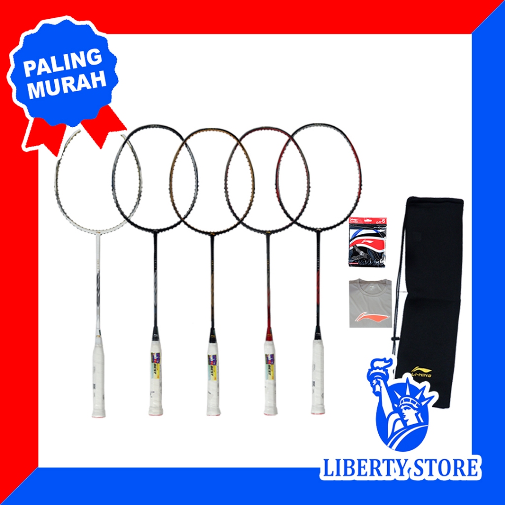 Jual Raket Badminton ORIGINAL LINING IGNITE 7 + TAS + BAJU + SENAR ...