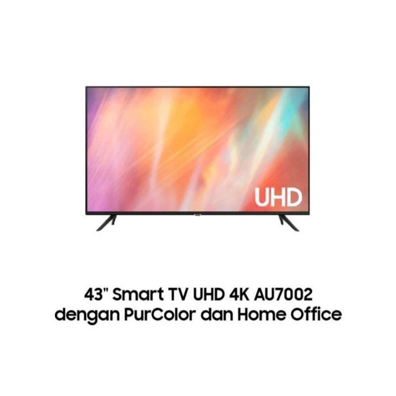 Jual TV SAMSUNG TV 43AU7002 SMART TV LED 43 INCH CRYSTAL UHD 4K | Shopee Indonesia