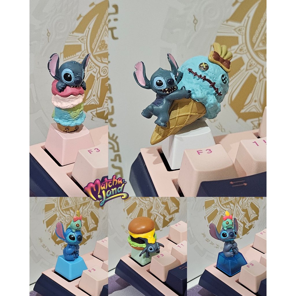 Jual Stitch Keycaps Mechanical Keyboard | MatchaLand | Shopee Indonesia