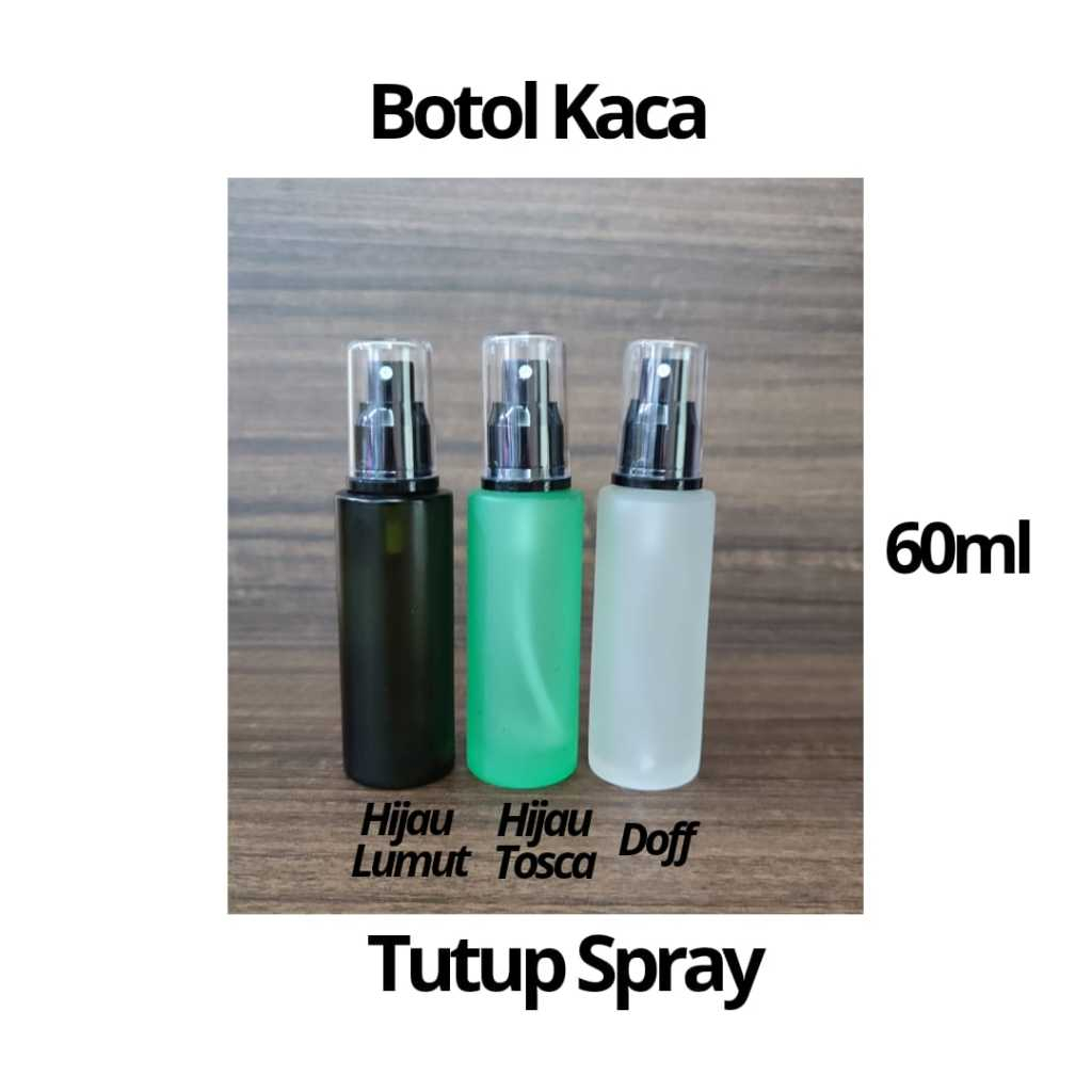 Jual Botol Serum Spray 60ml Botol Sprayer Kosmetik Refill Parfum Toner ...