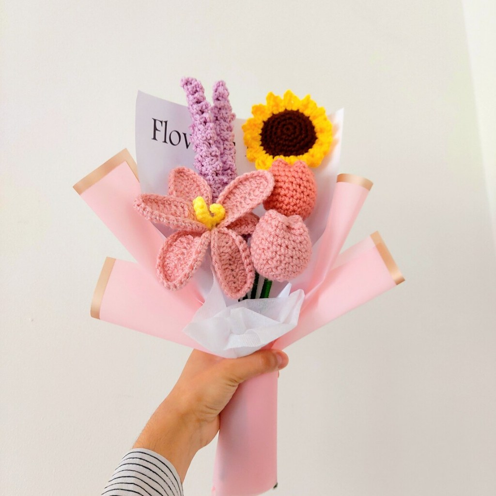 Jual CROCEAN Bouquet Series - Bunga Handmade Rajut Bouquet Crochet Lucu ...
